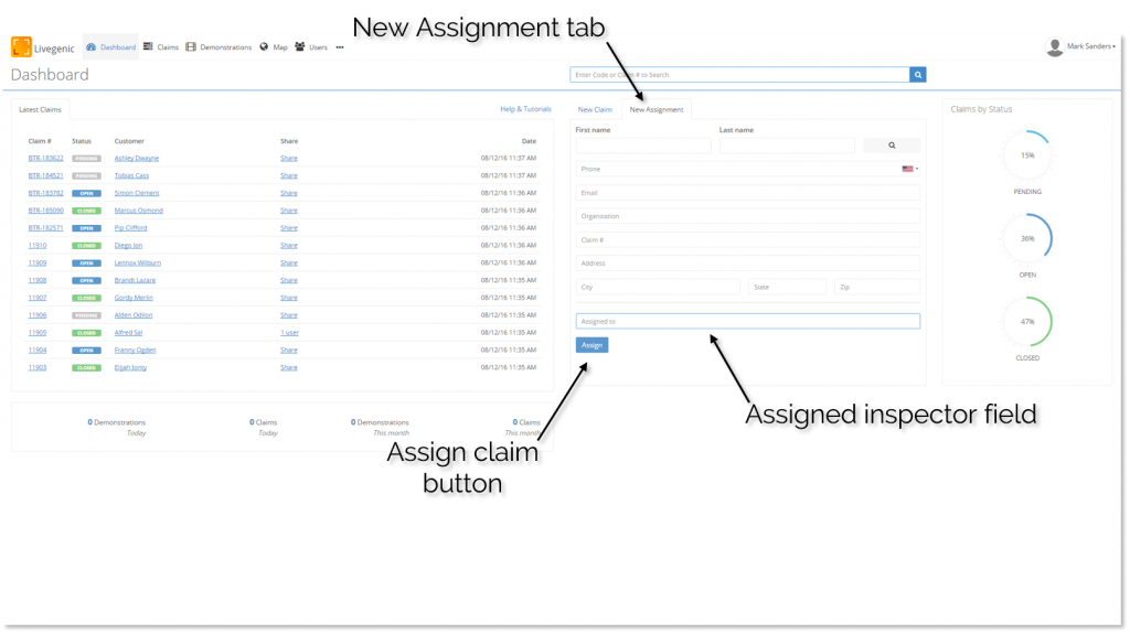 new-assignments-tab-overview | Livegenic